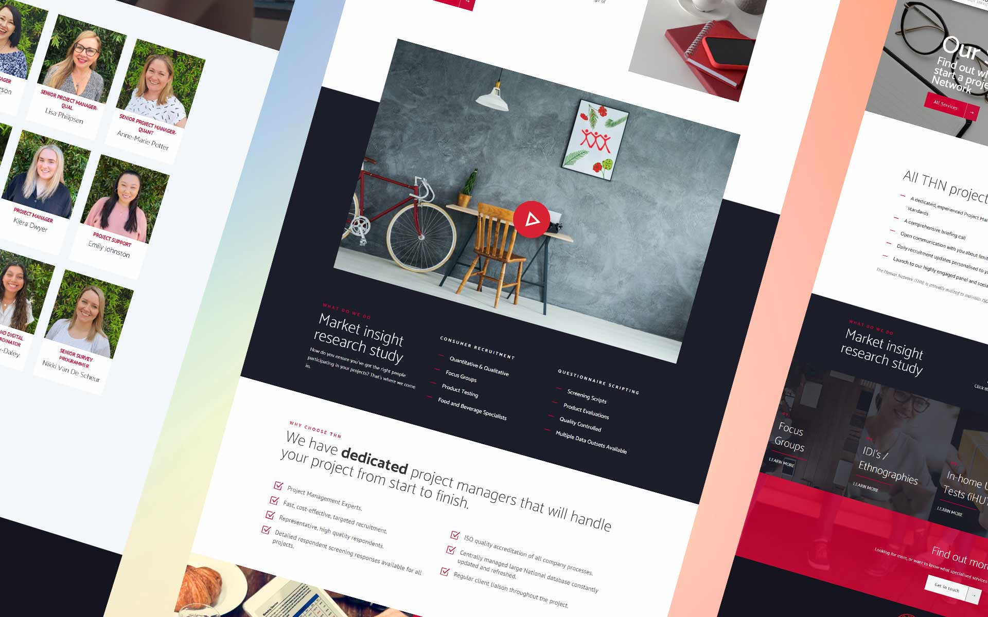 Website Design for Market Research Services, Australia-wide | MakeWeb